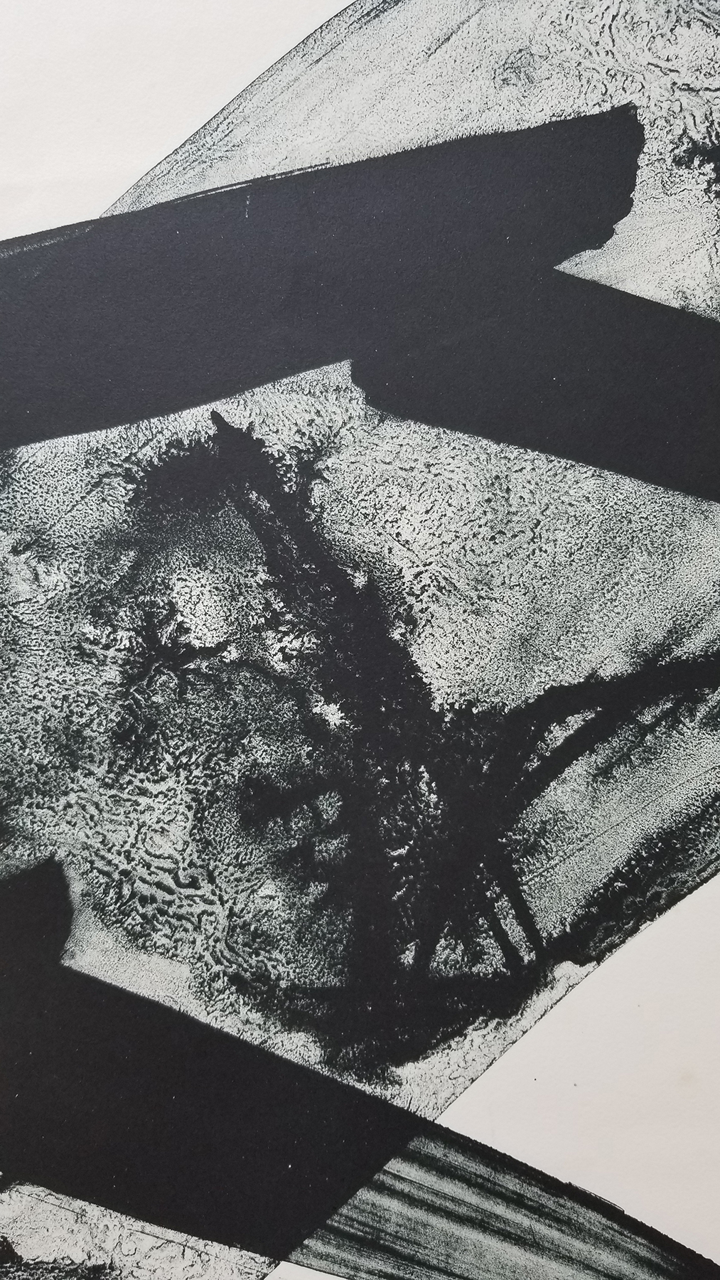 Dawn by Toko Shinoda Abstract Contemporary Lithograph Print Sumi-e