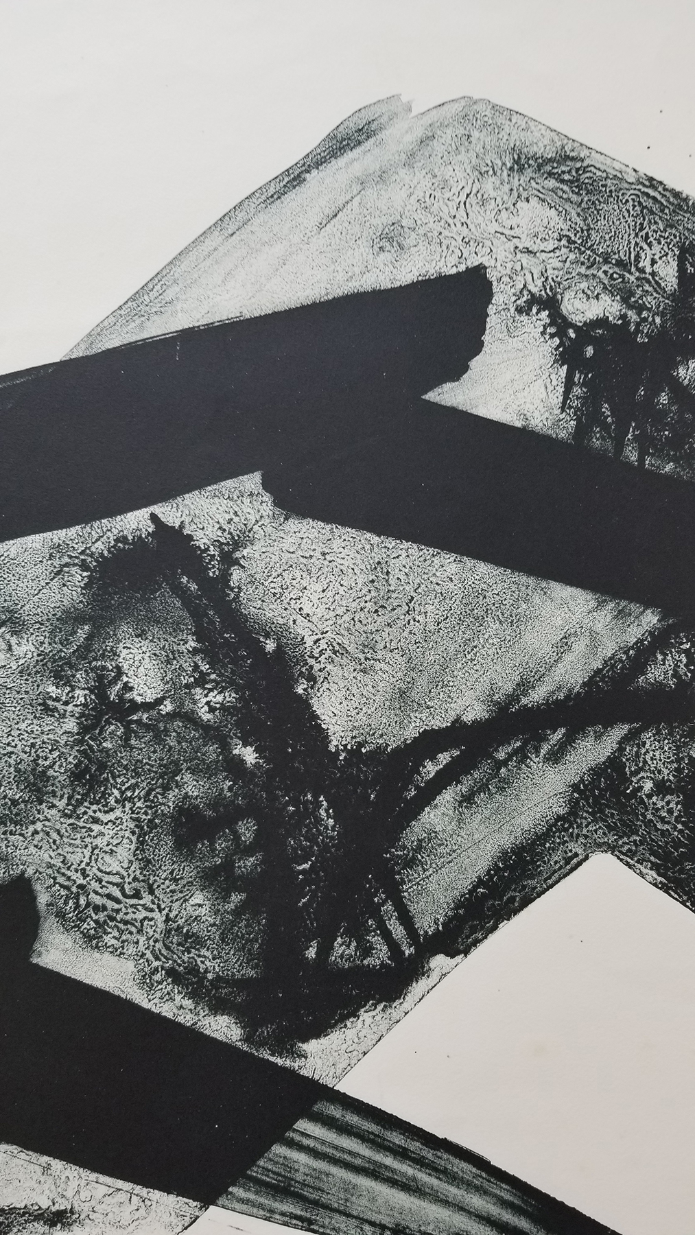 Dawn by Toko Shinoda Abstract Contemporary Lithograph Print Sumi-e