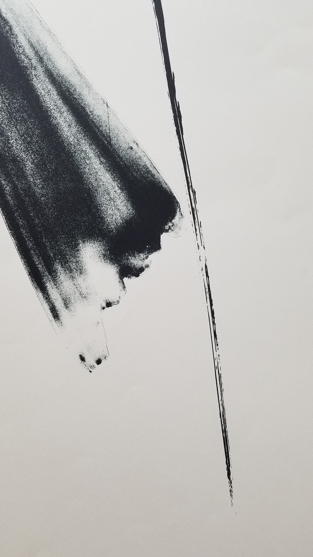 Source 8 by Toko Shinoda Abstract Lithograph Sumi-e Print