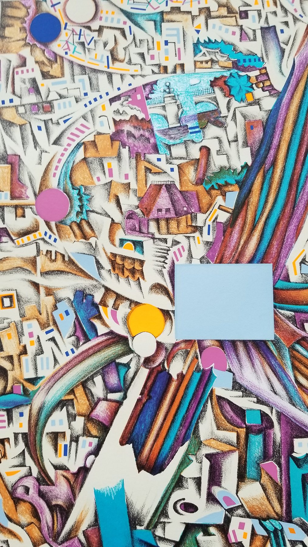 Tokyo by Risaburo Kimura Contemporary Japanese Screenprint