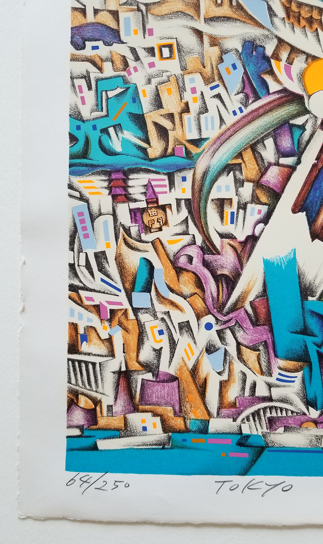 Tokyo by Risaburo Kimura Contemporary Japanese Screenprint