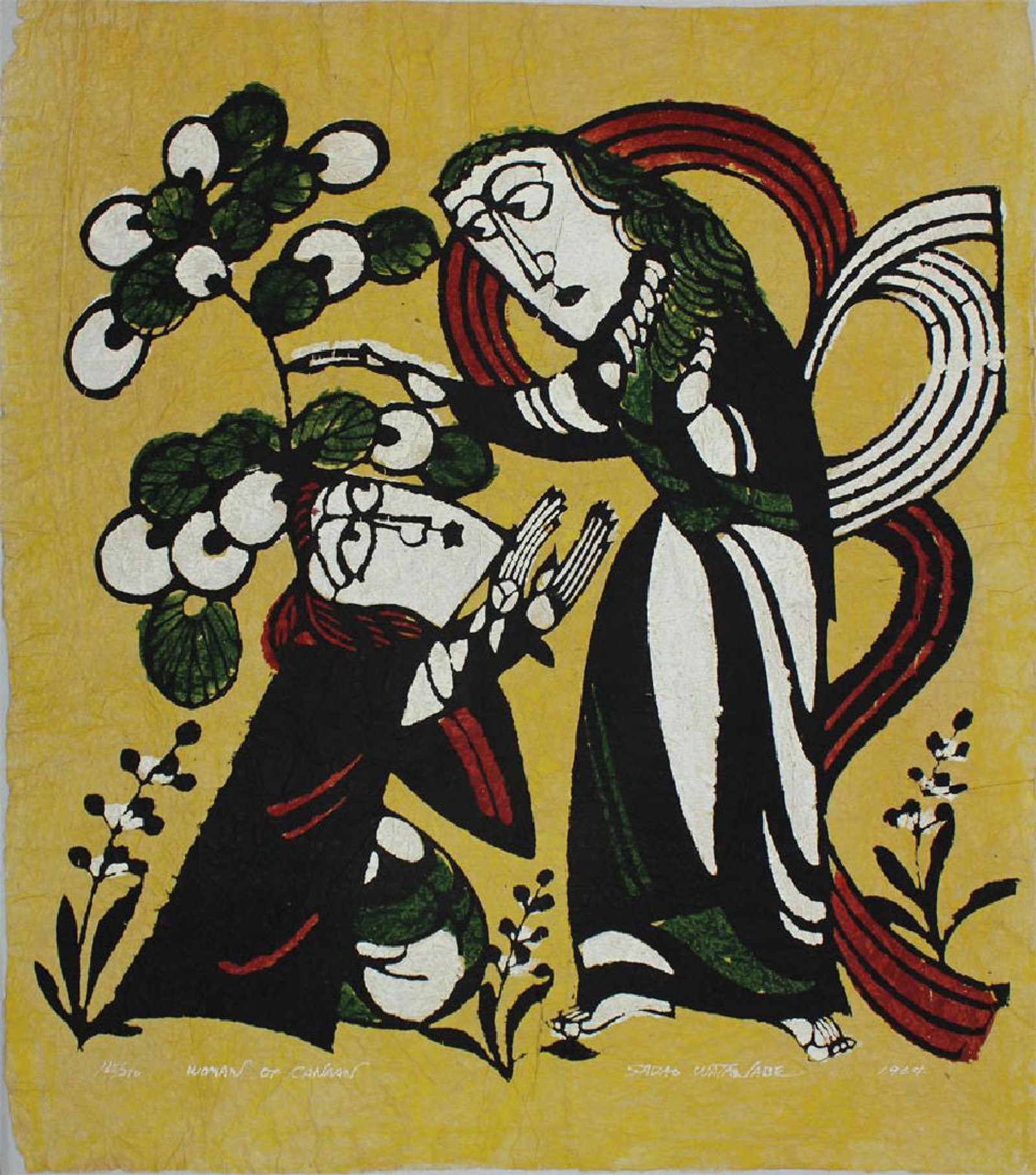 Woman of Canaan by Sadao Watanabe Stencil Print