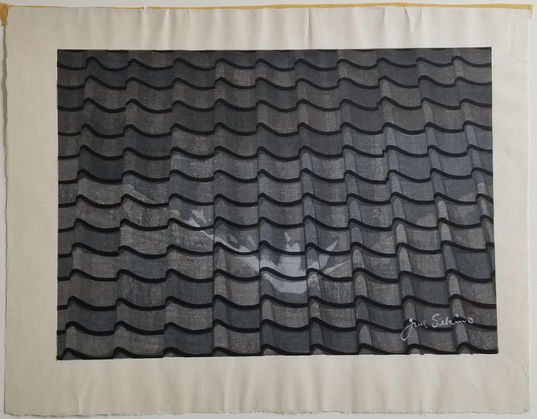 Hara Roof-Tile Reflection of Mt. Fuji by Junichiro Sekino Japanese ...